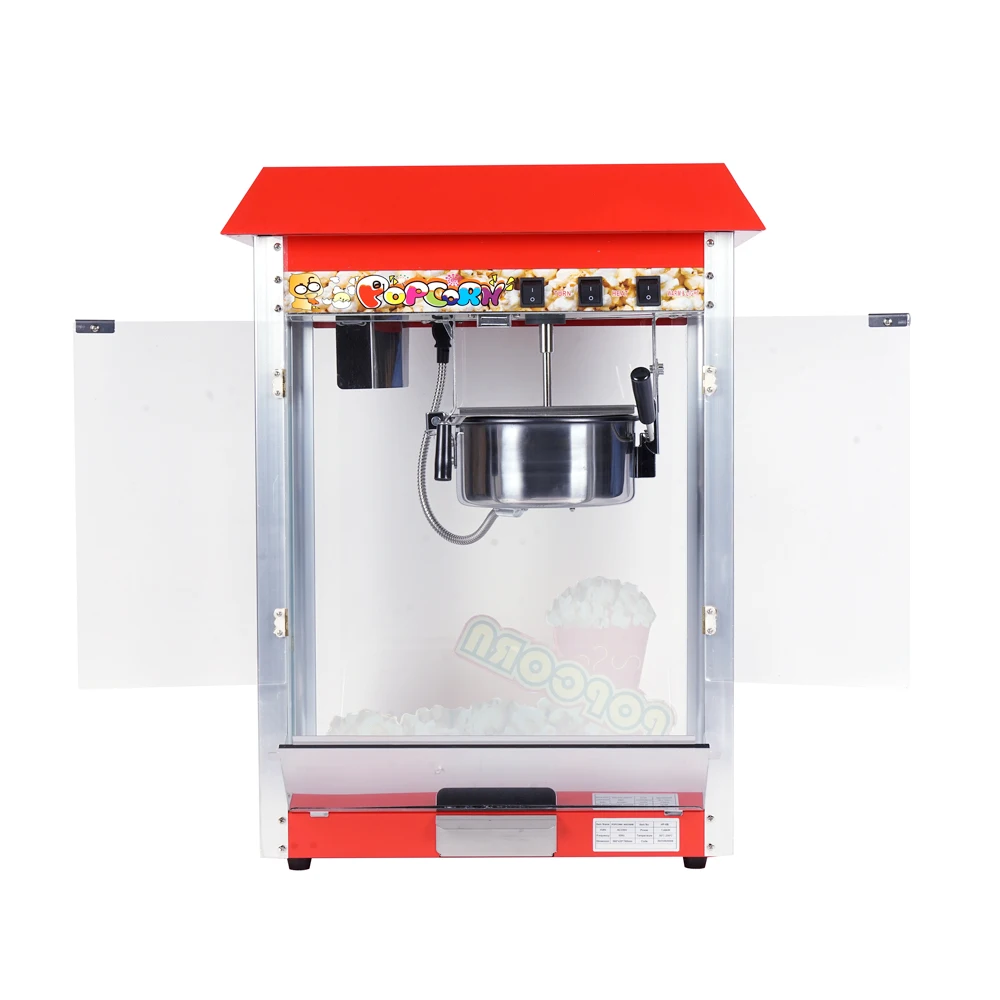 Industrial Caramel Flavored Commercial Popcorn Machine - 8 Oz Electric ...