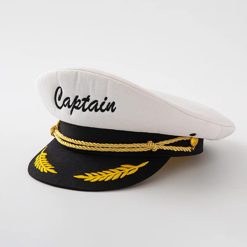 Custom Promotional Personalized Embroidery Logo Captain Hat