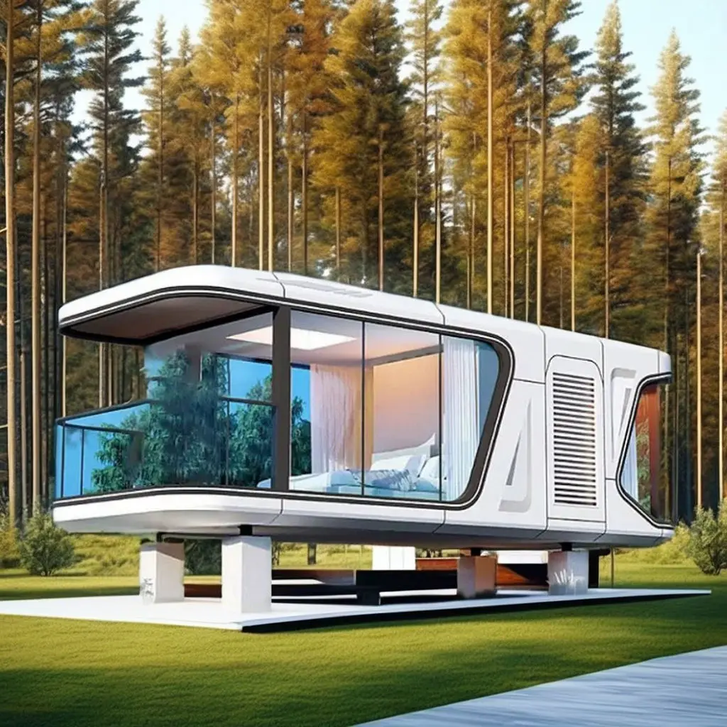 Prefab House Space Capsule Hotel Cabin Prefab Capsule House Luxury ...