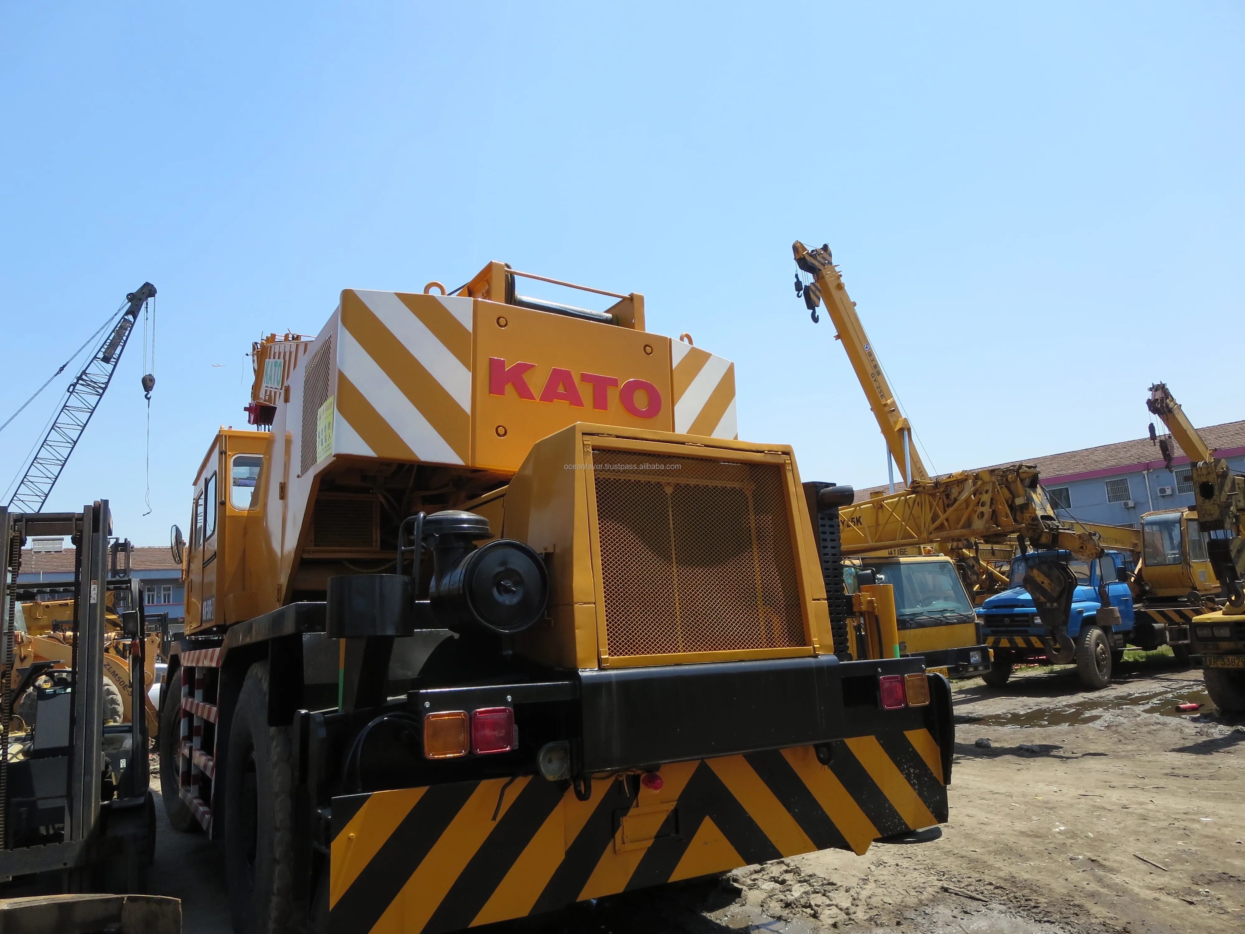Japan Used Kato KR500H 50 Ton Truck Crane 2018 Model Gearbox & Motor ...