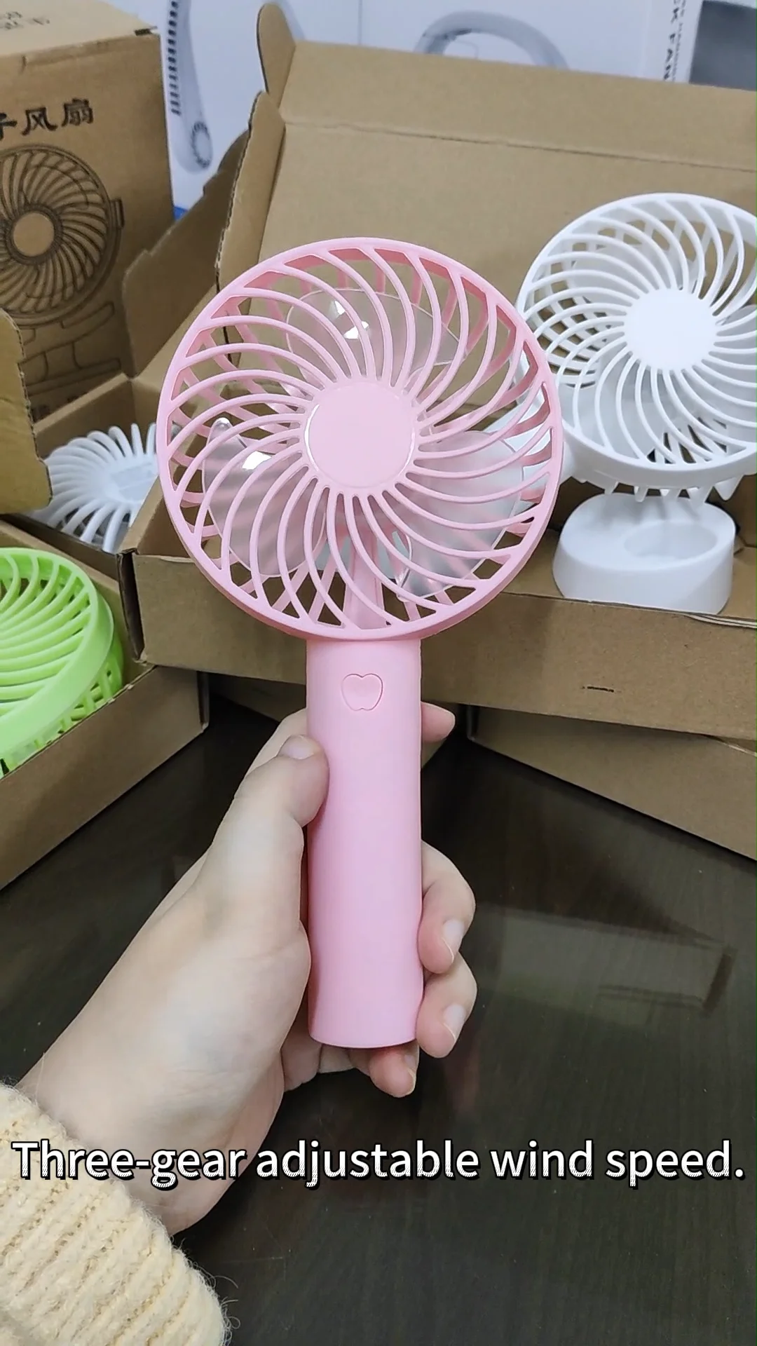 Mini Fan Custom Wholesale New Usb Desk Battery Rechargeable Handheld ...