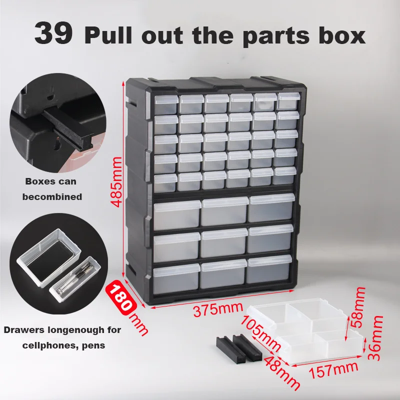 General Us Creative Plastic Tool Storage Box - Organize Tools Efficiently