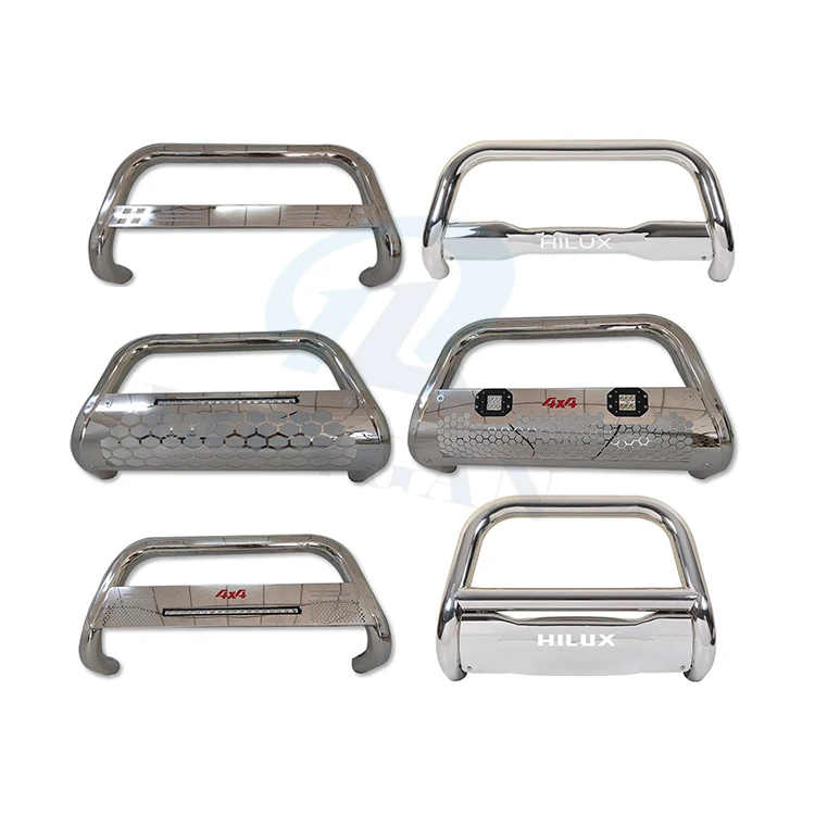 Custom 4x4 Pickup Bull Bar Front Nudge Bar For Hamer Navara Np300 Titan ...