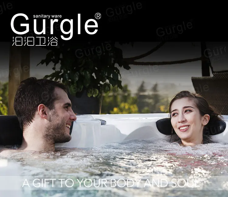 Gurgle Luxury Hotel Villa Outdoor Balcony 5 Person Spa Hot Tub Balboa ...