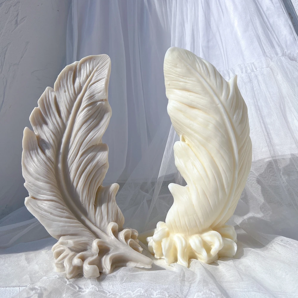 Feather Candle Mold - Eco-Friendly DIY Decorative Mould