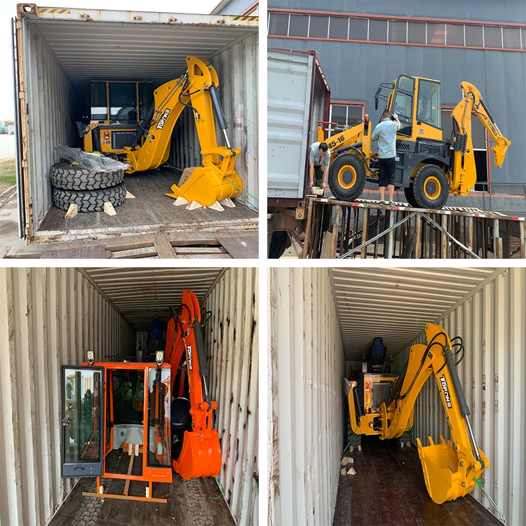 Cheap Backhoe Excavator Loader Compact 4wd Backhoe Loader For Sale ...