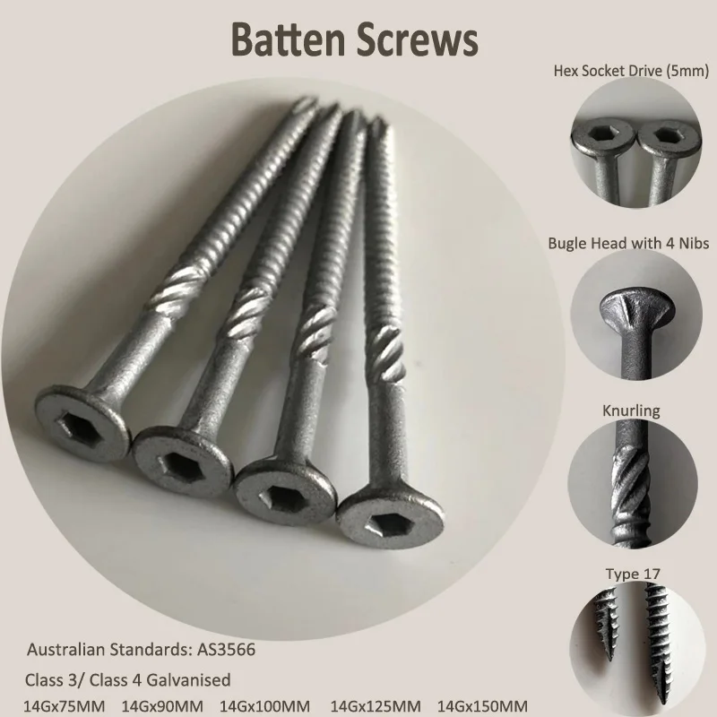 316 Stainless Steel Deck Screws - Durable & Versatile