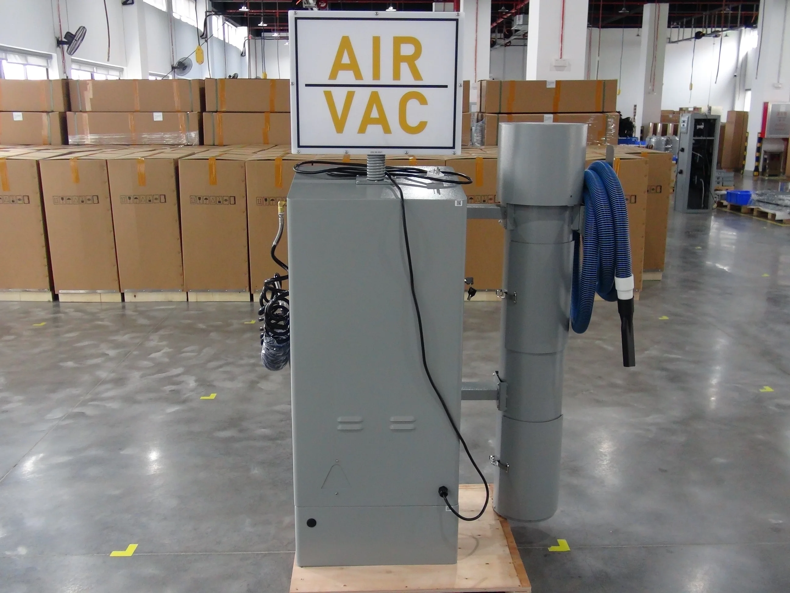 Outdoor Waterproof Tyre Air Pumps For Petrol Station Coin Operated Air ...