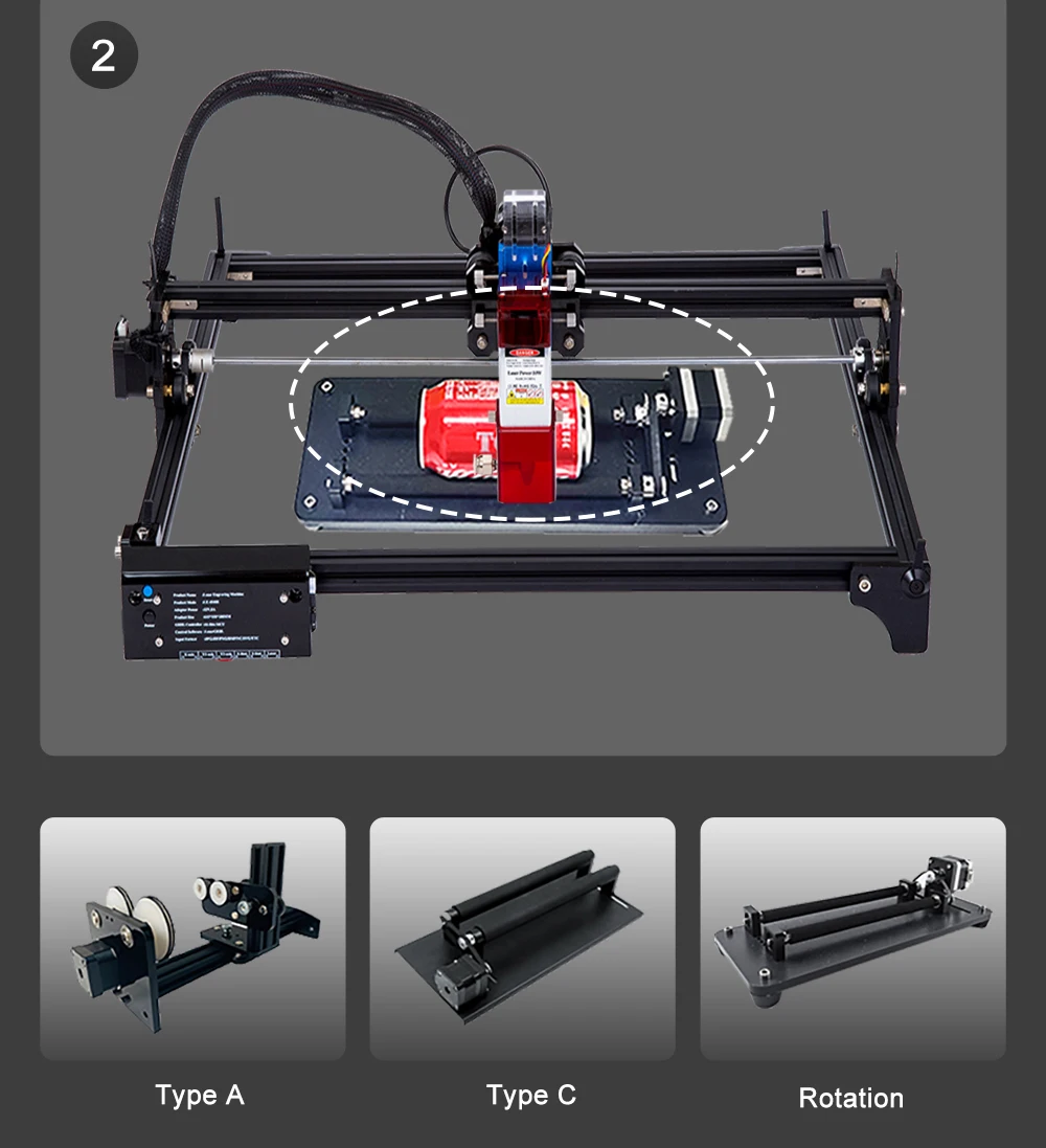 MakerPi M4 DIY Laser Engraver Engraving Carving Cutting Machine Wood ...