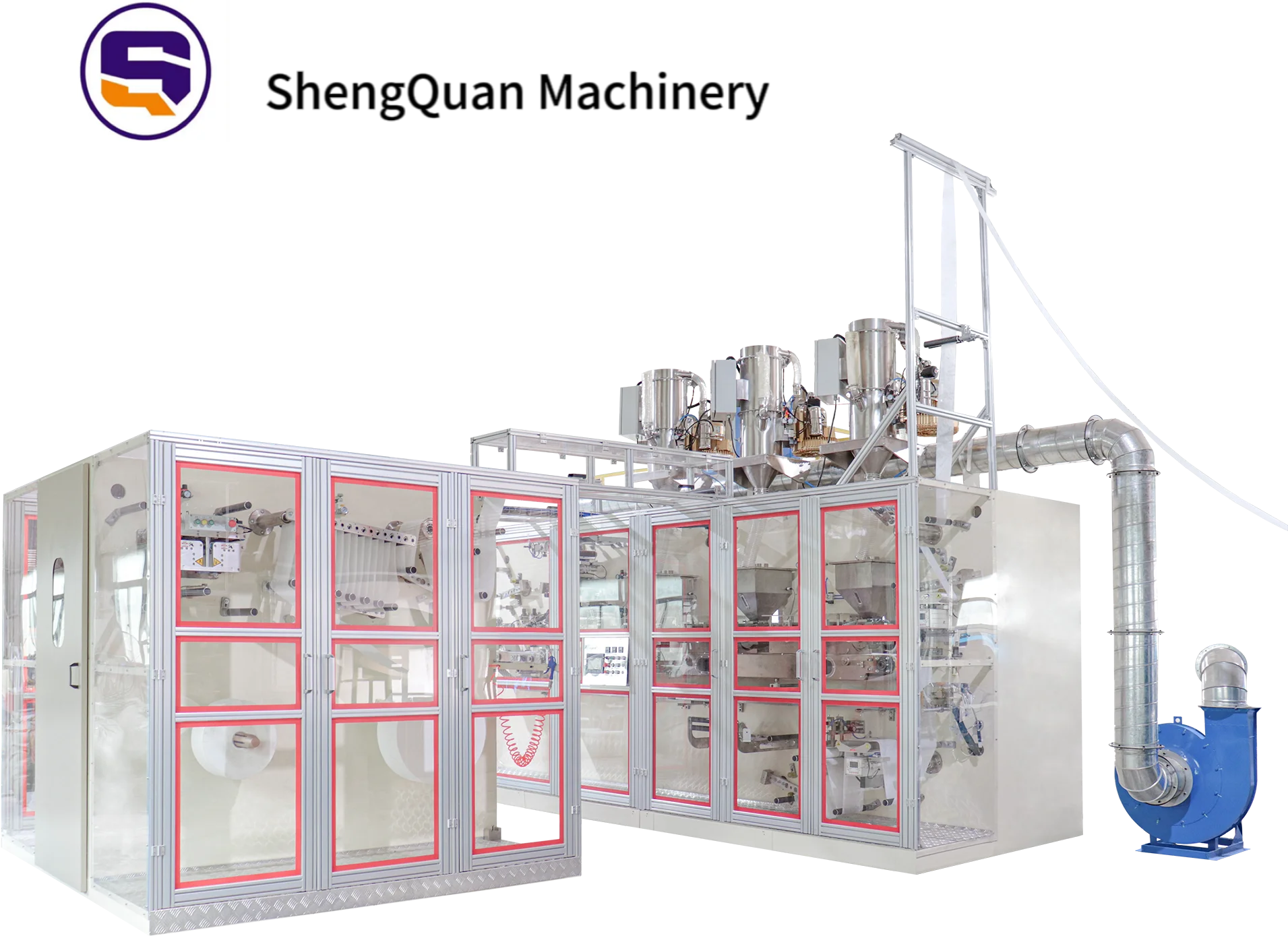 Full Automatic Baby Diaper Making Machine - Buy Machines For Small ...