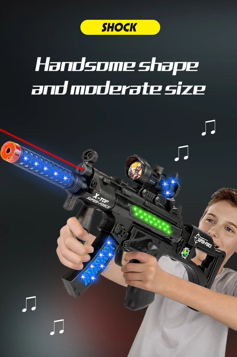 Toy Gun M4a1 Light Sound Effects Gun Can Not Be Fired Children Infrared ...