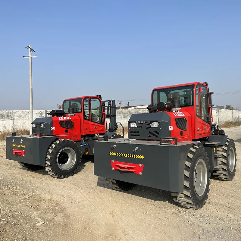 LTMG Chinese Rear Wheel Steering 4wd Off Road Forklift 3 Ton 5 Ton ...