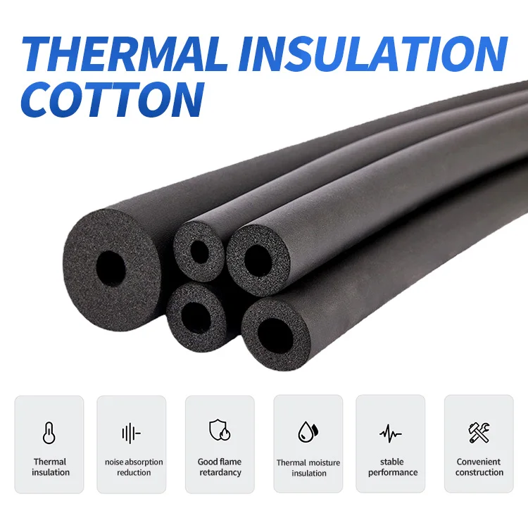 Flexible Elastomeric Closed Cell Tube Rubber Foam Insulation Pipe Air ...