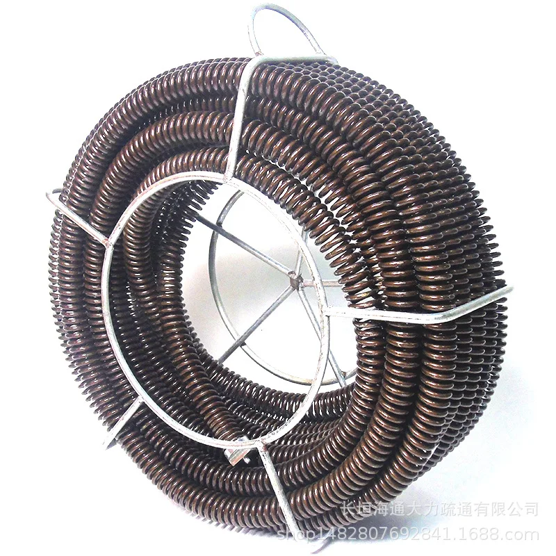 22mm*20 M Sewer Cleaner Drain Cleaner Pipe Steel Spring Spiral