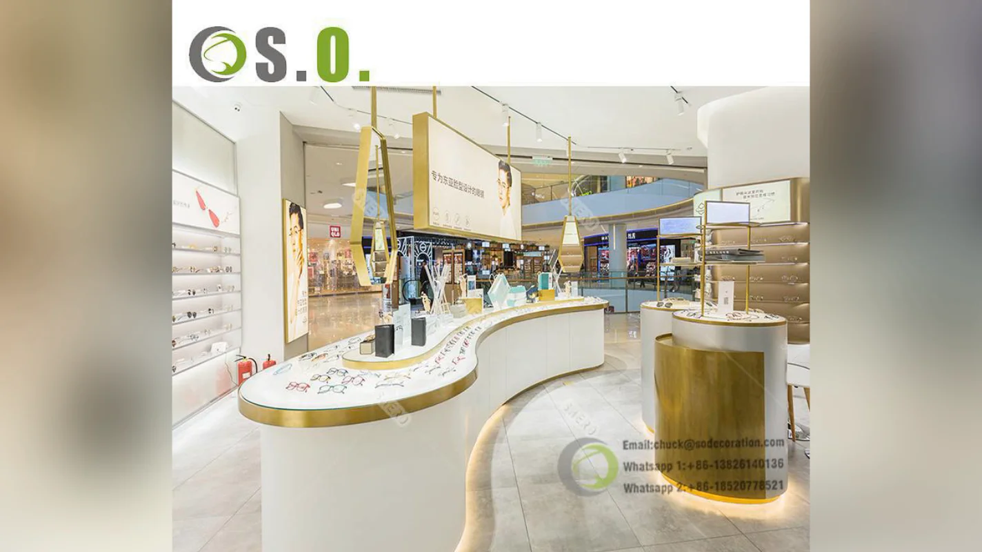 Commercial Optical Shop Interior Design Custom Modern Sunglasses ...