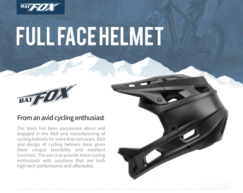 OEM&ODM Off Road Helmet Downhill Mountain Bike Helmet Mtb Bmx Full Face ...