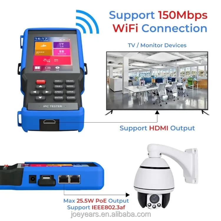 IPC 9310 Plus - Advanced CCTV Tester with 4.5 Inch Screen
