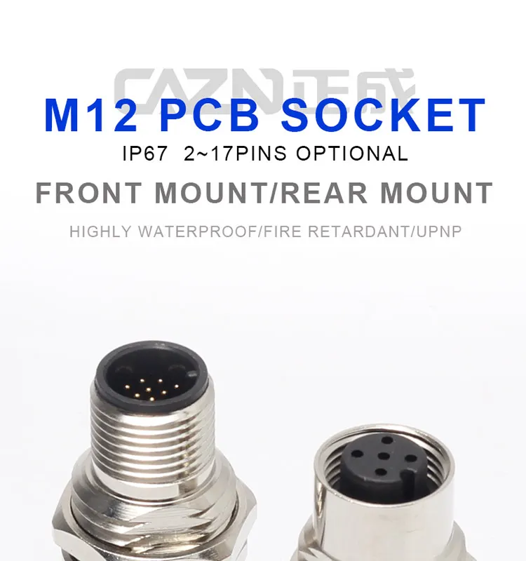 M12 Circular Connectors - Reliable IP67 Waterproof Solutions