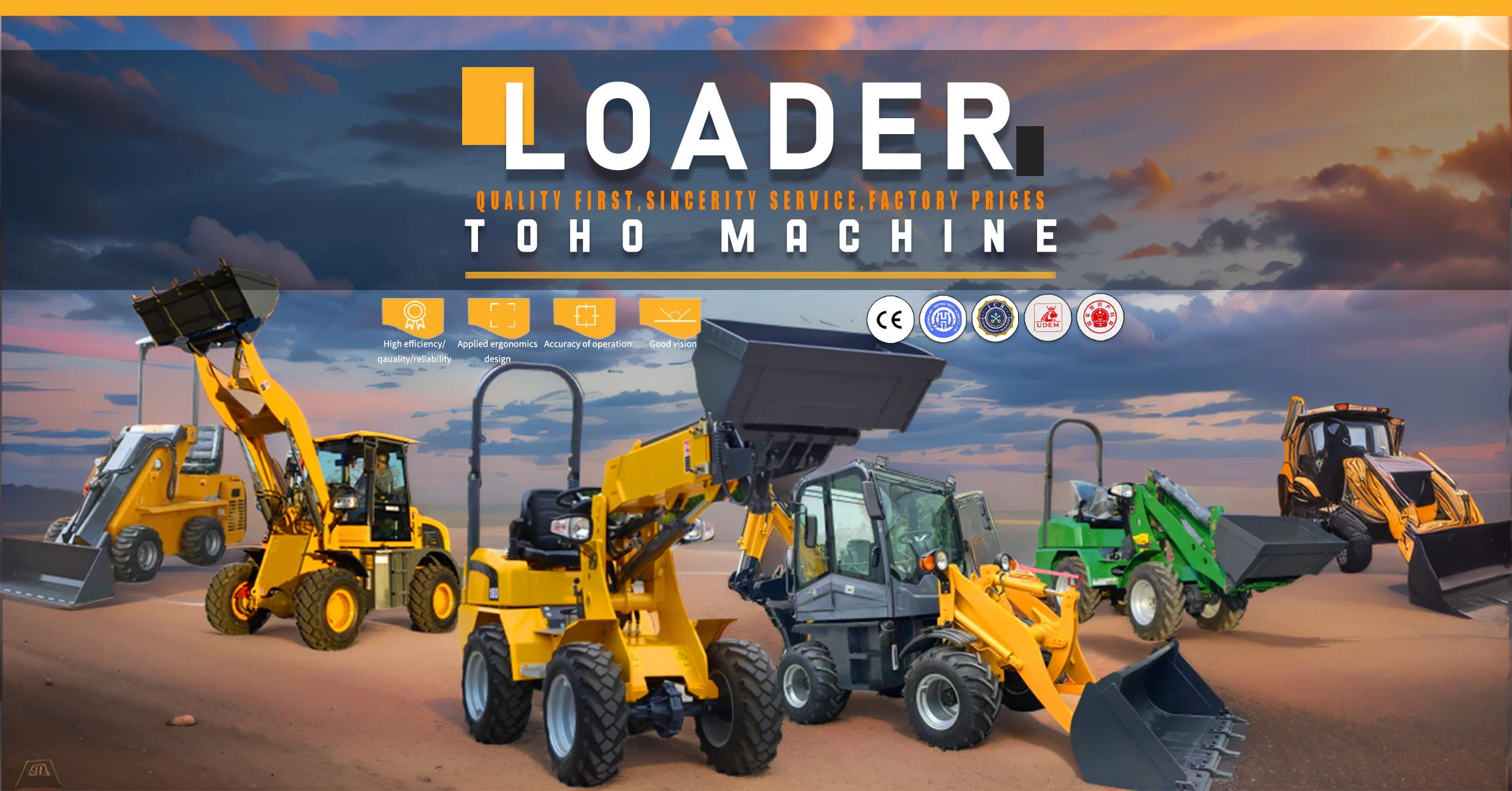 Efficient Earthmoving with 1 Ton Wheel Loaders from China