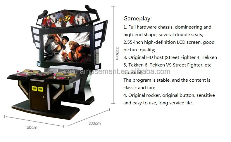 Tekken 7 & Street Fighter 4 - Arcade Game Machines for Sale