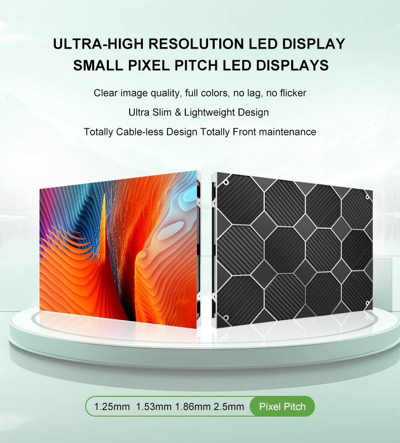 4K 8K UHD Giant P1.25 P1.56 P1.8 P2 P2.5 LED Video Wall Indoor Led Wall ...