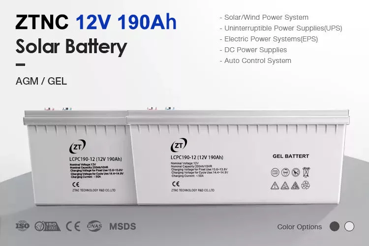 12V 190AH AGM Battery - Reliable Energy Storage Solutions