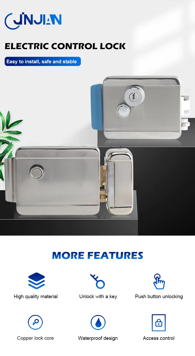 New Arrived Outdoor Key Unlocking Customized 12v 24v Electronic Door ...