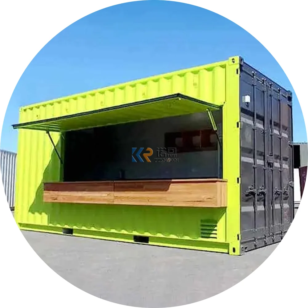 40ft 2 Bedroom Shipping Container 40ft Glass Door Living Prefabricated ...