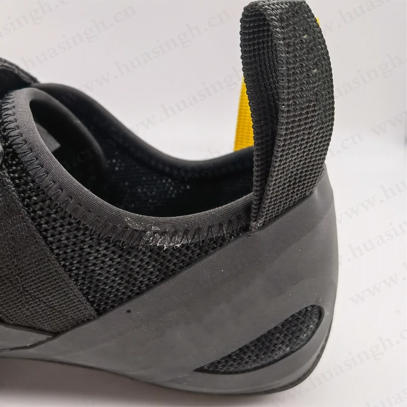 Zh,Arena Rock Climbing Shoes With Pull Loops Arch Support Hard Rubber ...