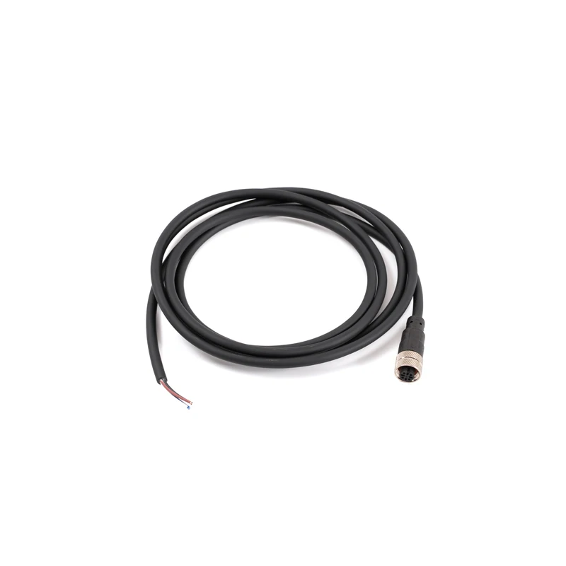 M12 Waterproof X-Code Female Socket Circular Connector with Shielded ...