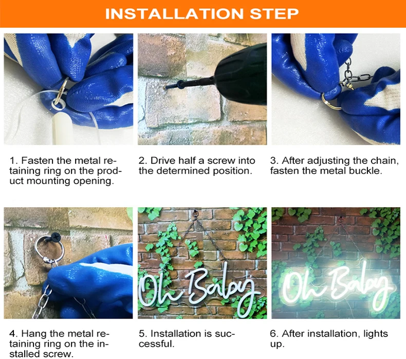 Customized 3d Clear Acrylic Led Neon Letter Sign Light Decoration ...