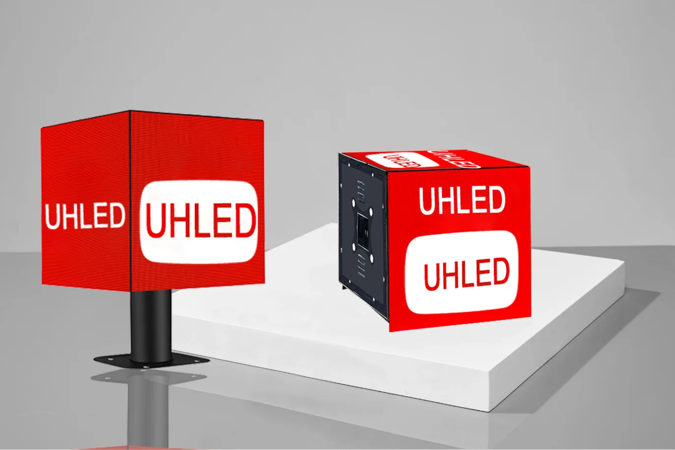 5 Sides P3mm LED Cube Screen - High Brightness Video Display