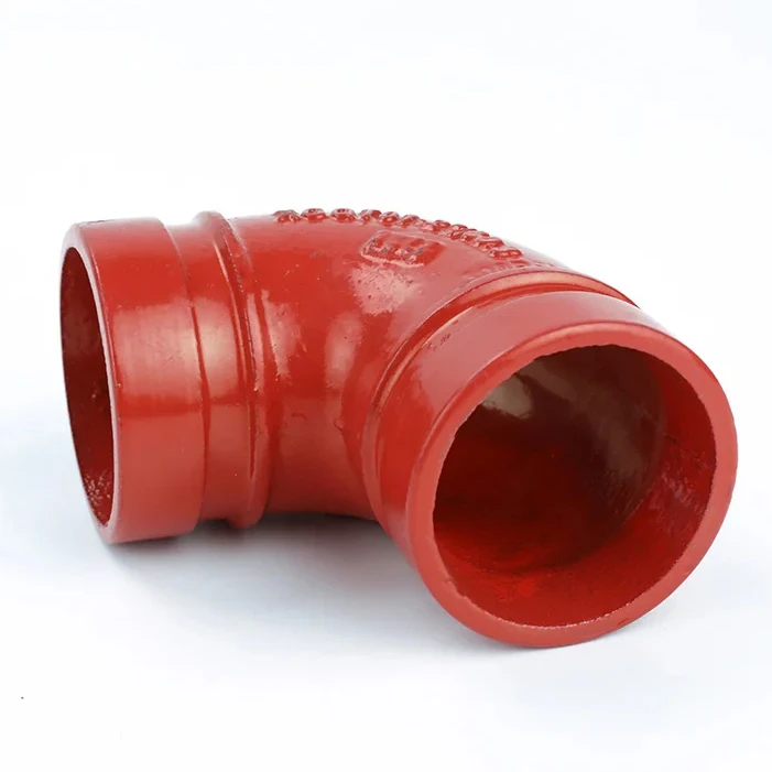 WFHSH Ductile Iron Pipe Fitting Grooved Elbow 2" pipe elbow 90 degree ...