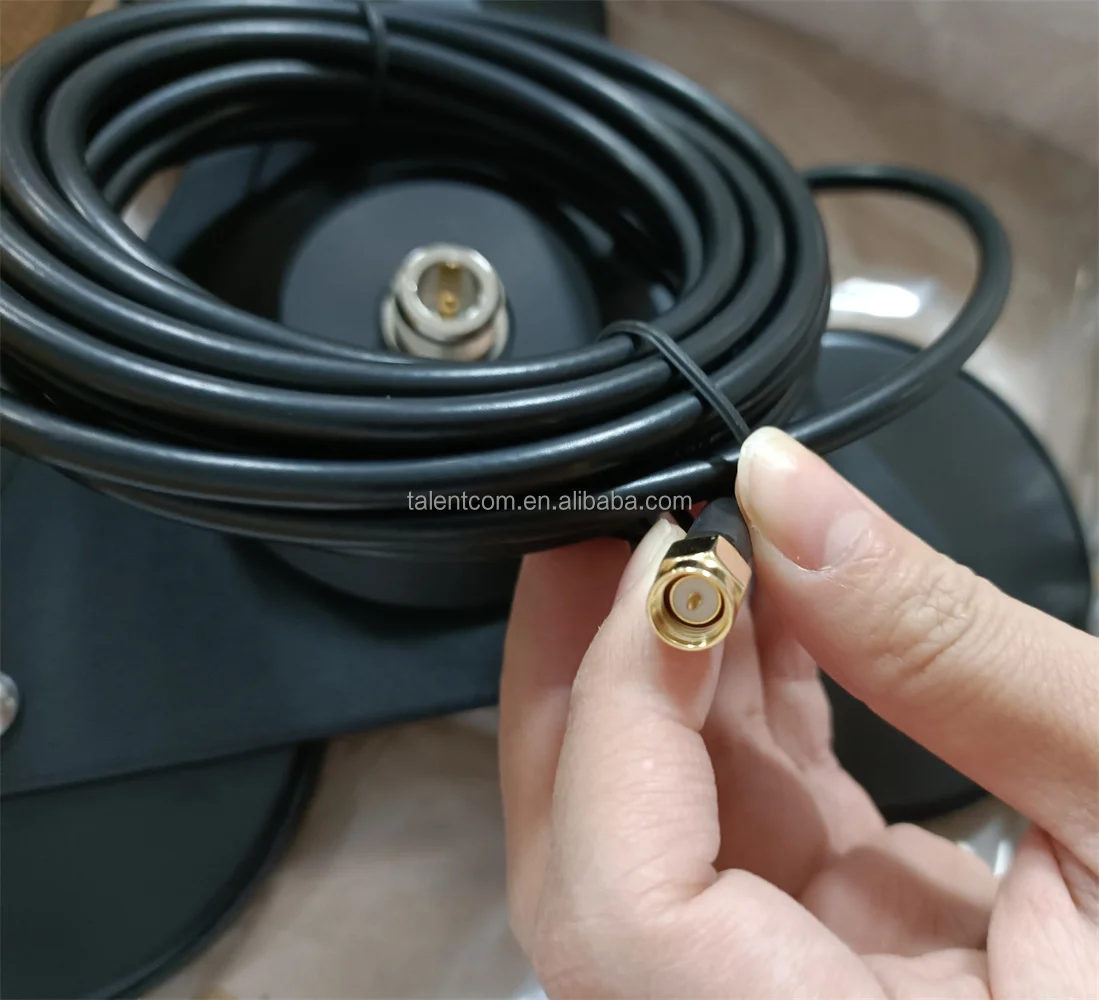 Heavy Duty Triple Magnet Mount Base N-Female Connector for 4G Antenna ...