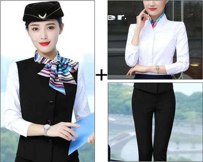 Aviation College Pilot Uniform - Fashionable Business Wear