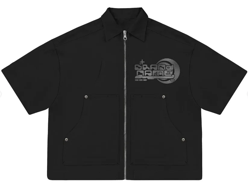 Shop Our Custom Crop Top with Boxy Fit and Zip up Collar