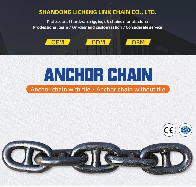 Black Painted Marine Mooring Welded Stud Link Anchor Chain - Buy Black ...