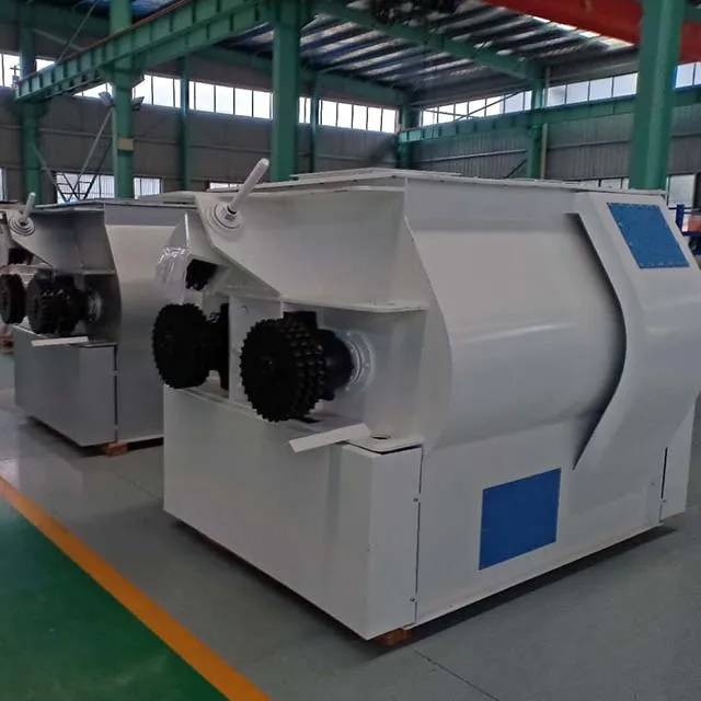 Poultry Pellet Feed Double-shaft Mixer Feed Processing Machine Poultry ...