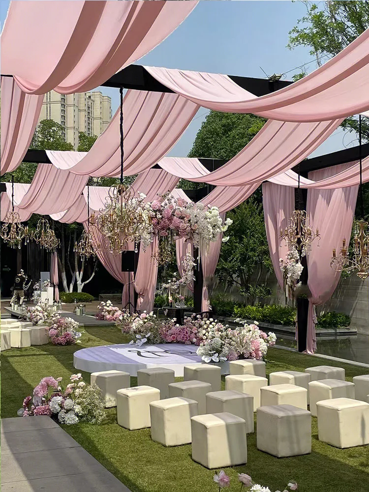 75cm Wide Wedding Decor Curtains - Elegant Ceiling Drapes