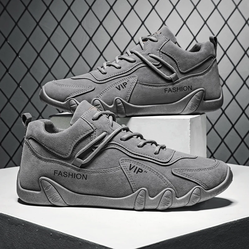 Personalized Shoelace Design Sport Running Shoes Suede Leather Upper ...