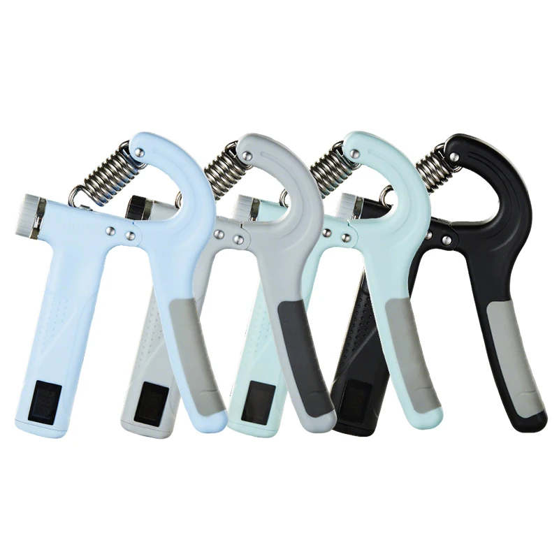 Mkas Adjustable Sensing Counting Grip Strengthener Heavy Duty Anti-slip ...