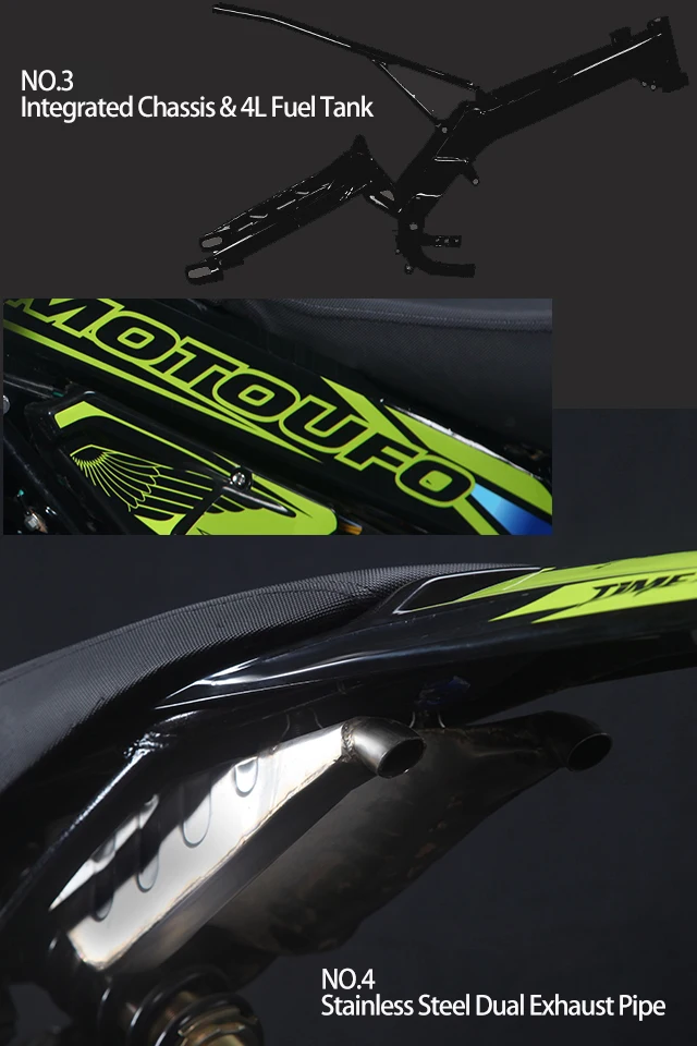 MOTOUFO 125cc off-Road Motorbike - 8.5 Torque, 80km/h Speed