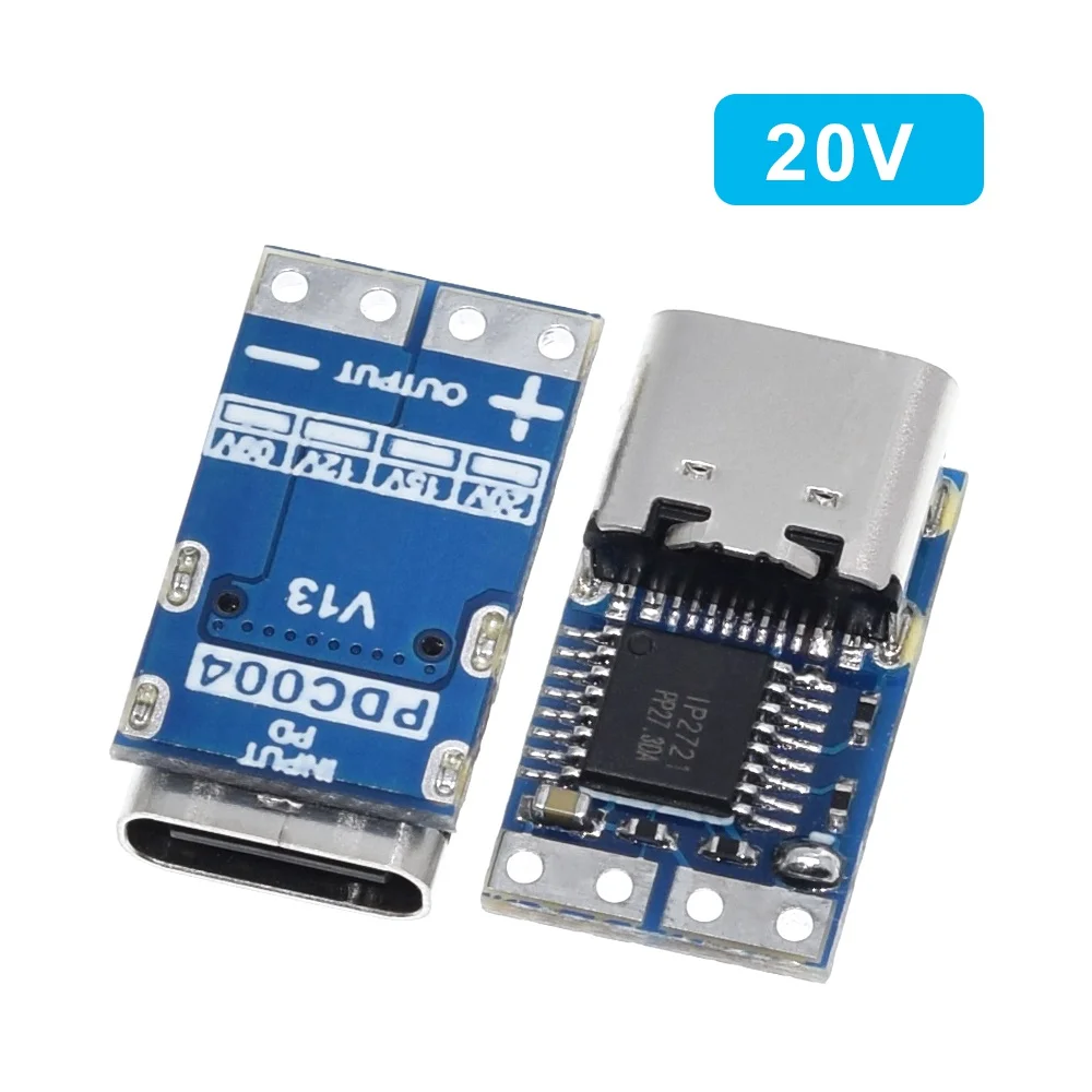 Type-c Pd Decoy Module Pd2.0 Pd3.0 To Dc Dc Trigger Extension Cable Qc4 ...