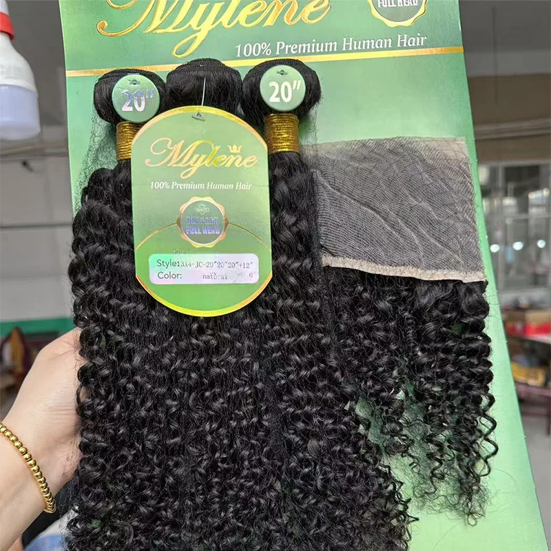 Wholesale 3+1 Packet Double Drawn 12A Remy Human Hair Bundles with ...