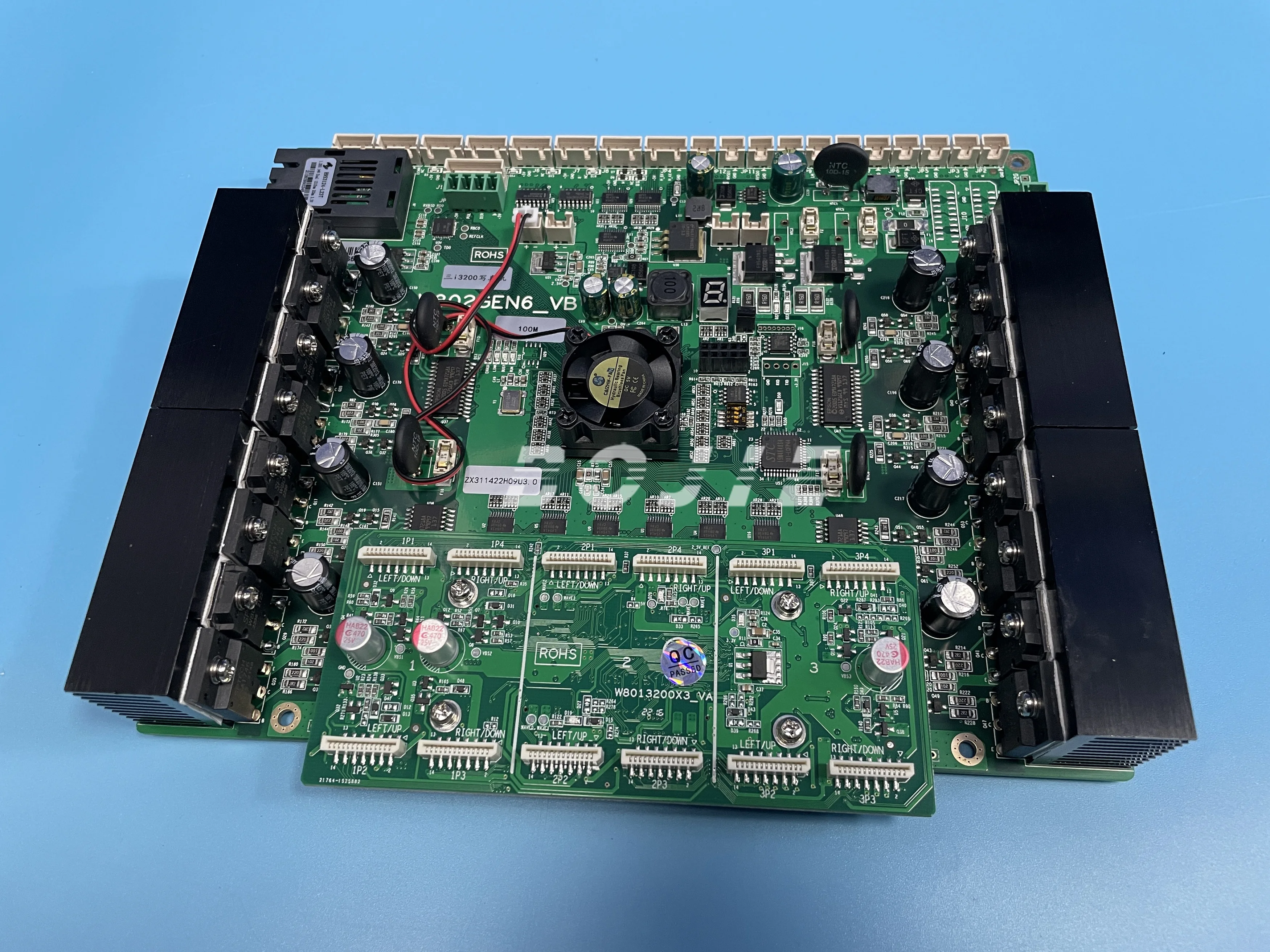 Brand New Wellprint I3200 Printhead 3 Heads Carriage Board