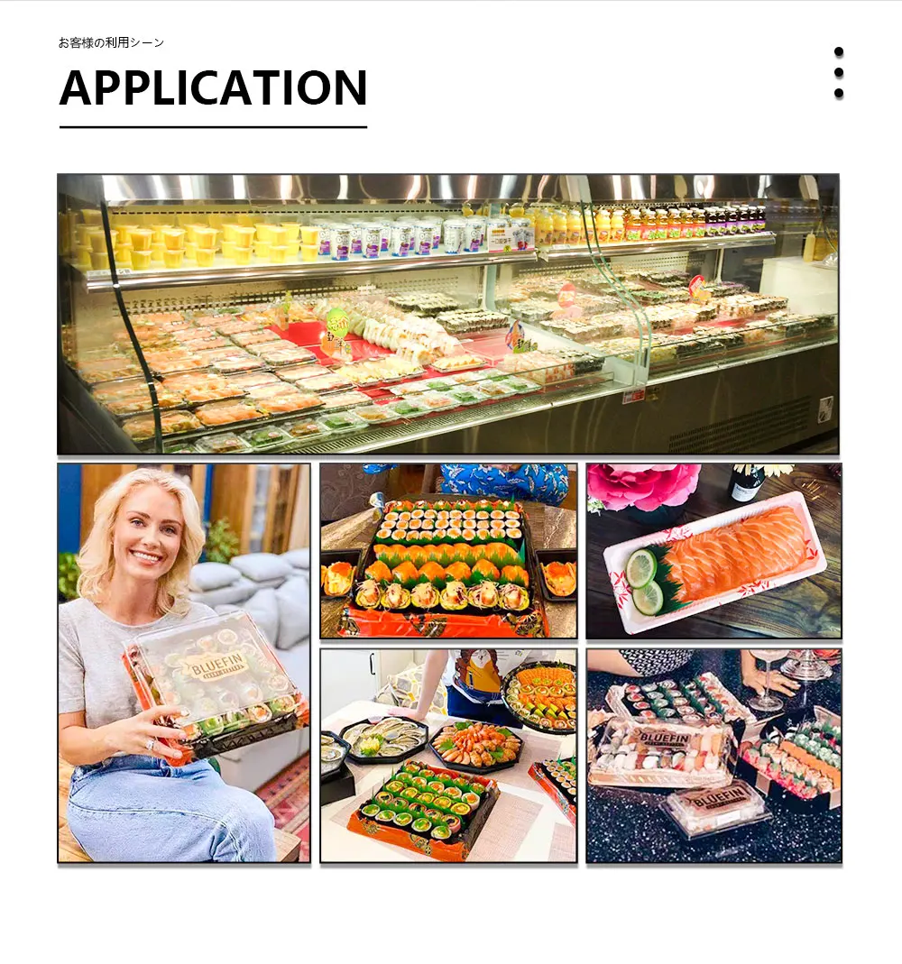 Sunzza Disposable Sushi Takeaway Box - Customizable Food Box, Oem