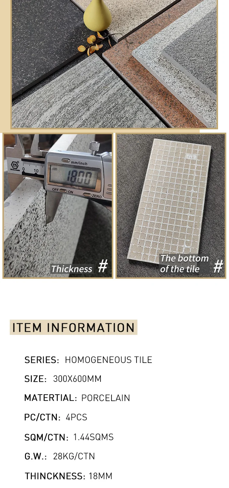 Sesame Black Nature Stone 18mm Thick Porcelain Tile Pitchingoutdoor ...