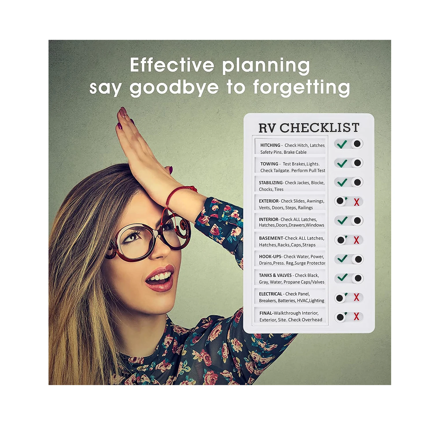 Checklist Memo Board Chores Checklist Task Board Portable Daily Affairs Checklist For Travel ...