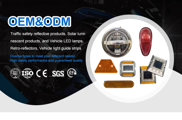 K-lite Factory E-MARK PMMA 24mm Round Side Reflex Reflector for ...
