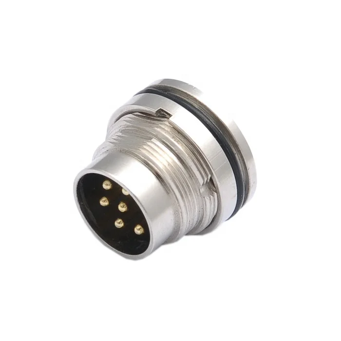 M16 Front-fastened Male Panel Connector Versatile Options From 2 To 24 ...